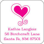 Personalized Square Address Labels - The Stationery Studio